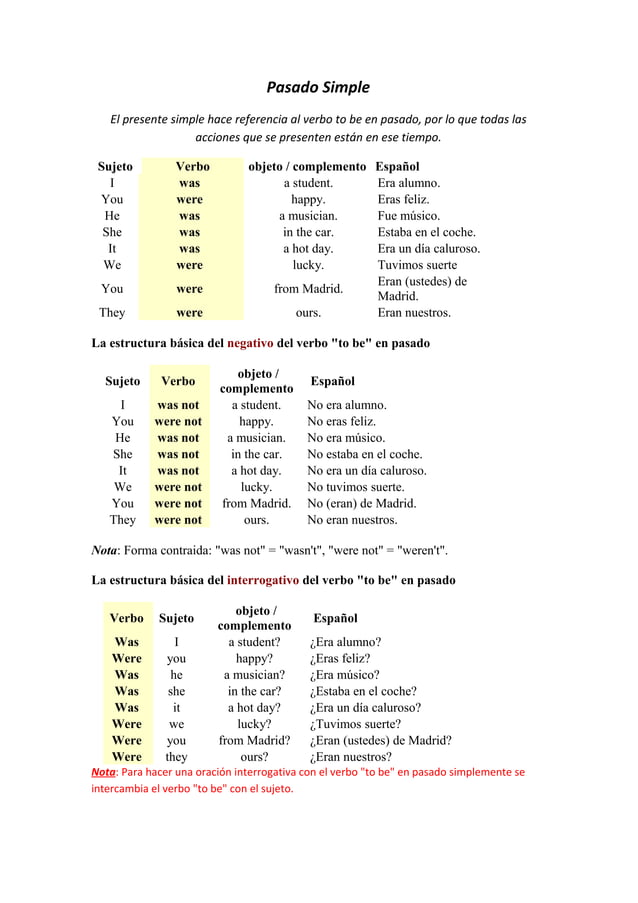 Presente Simple | DOC