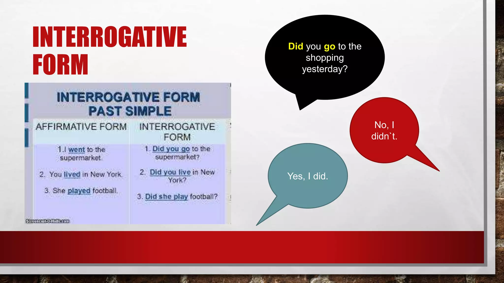 Pasado Simple Verbos Irregulares Pptx