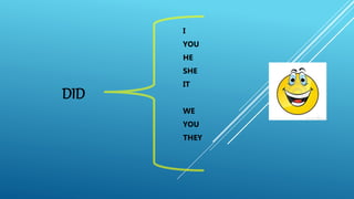 Pasado simple verbo auxiliar did | PPTX