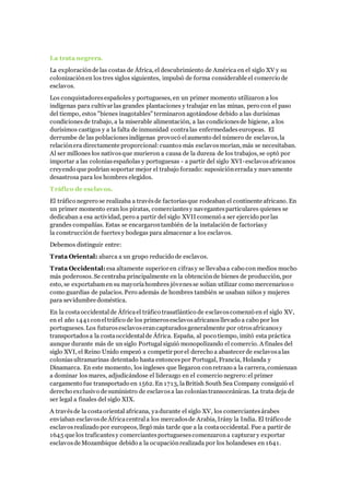 La esclavitud | DOCX