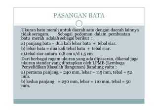 Pasangan batu | PDF