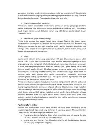 Pasang surut air laut | PDF