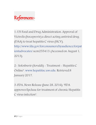 ANTI-VIRAL Agent (HCV) | DOCX