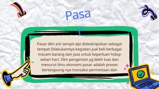 Pasar bebas untuk kemajuan ekonomi indonesia dan dunia | PPTX