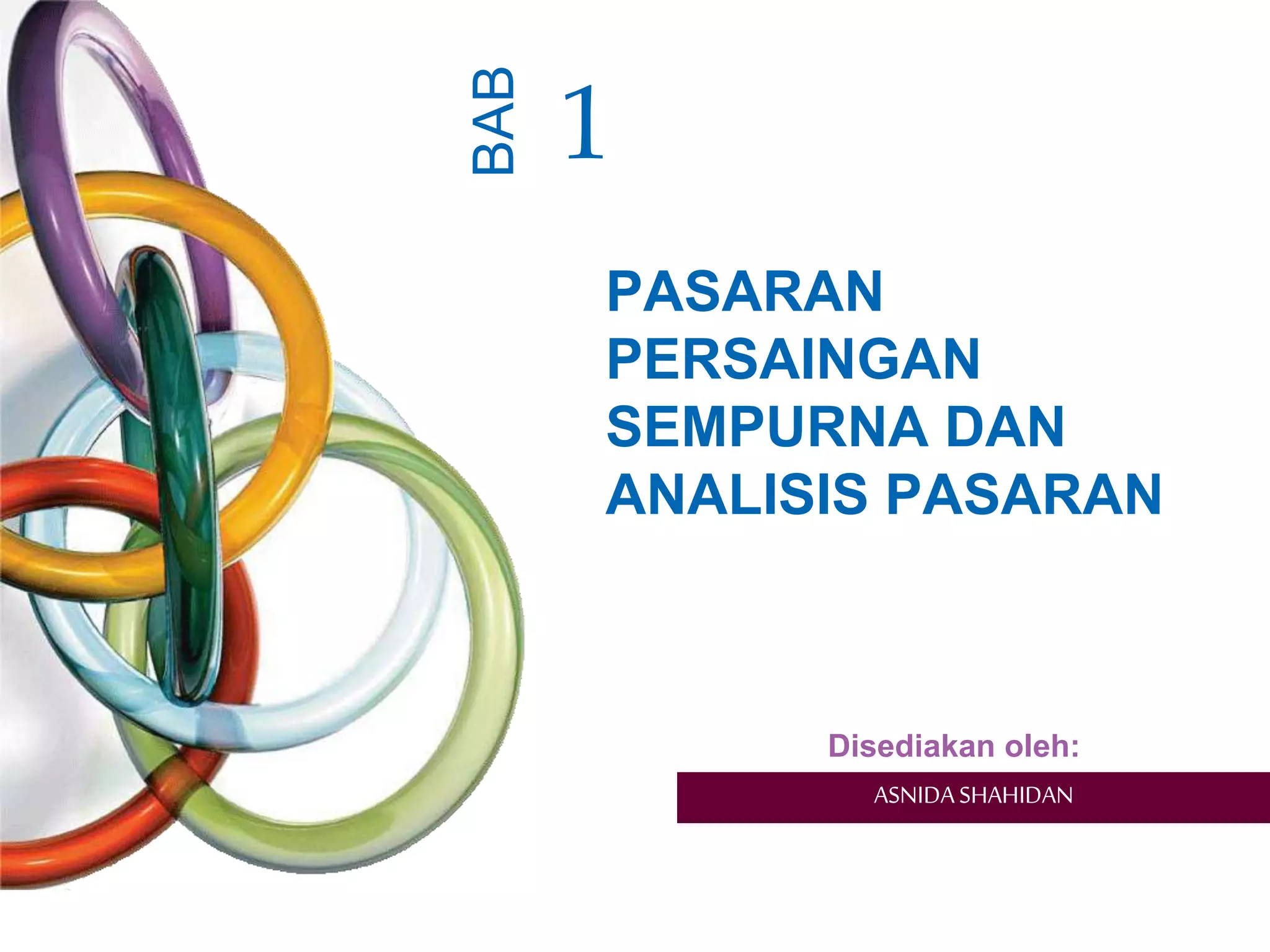 Pasaran persaingan sempurna dan analisis pasaran | PPTX