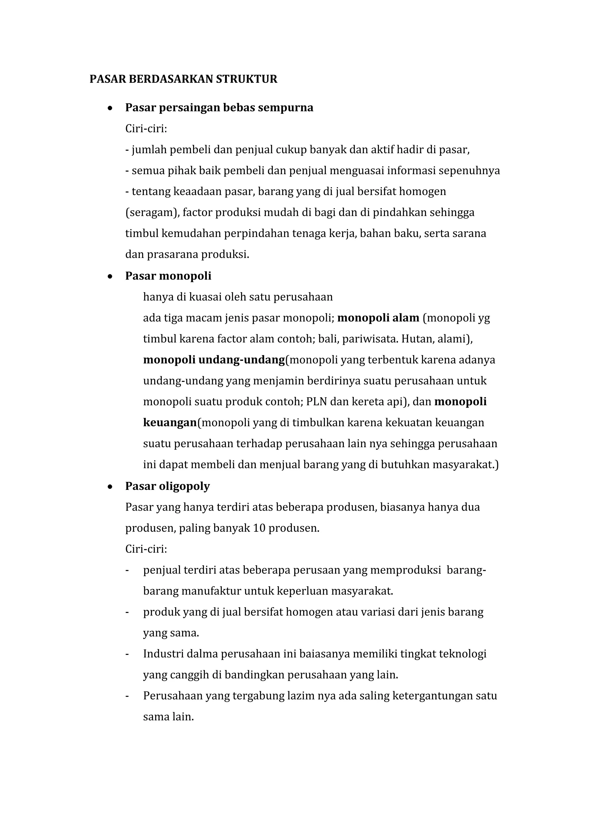 Pasar berdasarkan struktur | DOCX