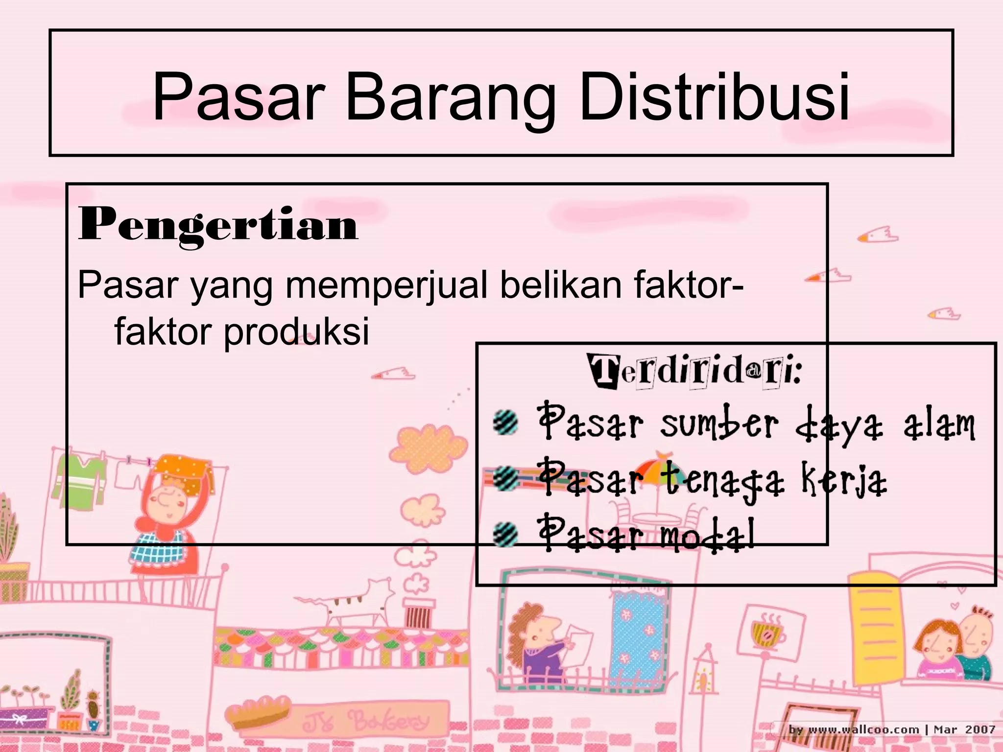 Pasar Menurut Jenis Barang yang Diperjualbelikan | PPT
