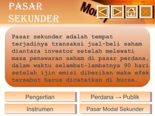 Pasar modal | PPT