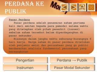 Pasar modal | PPT