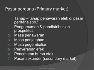 Pasar Modal | PDF