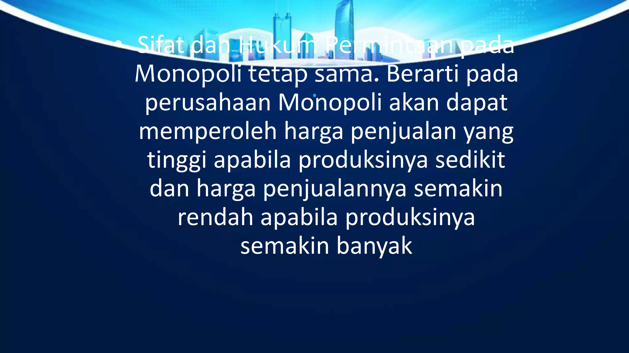 Pasar monopoli | PPTX