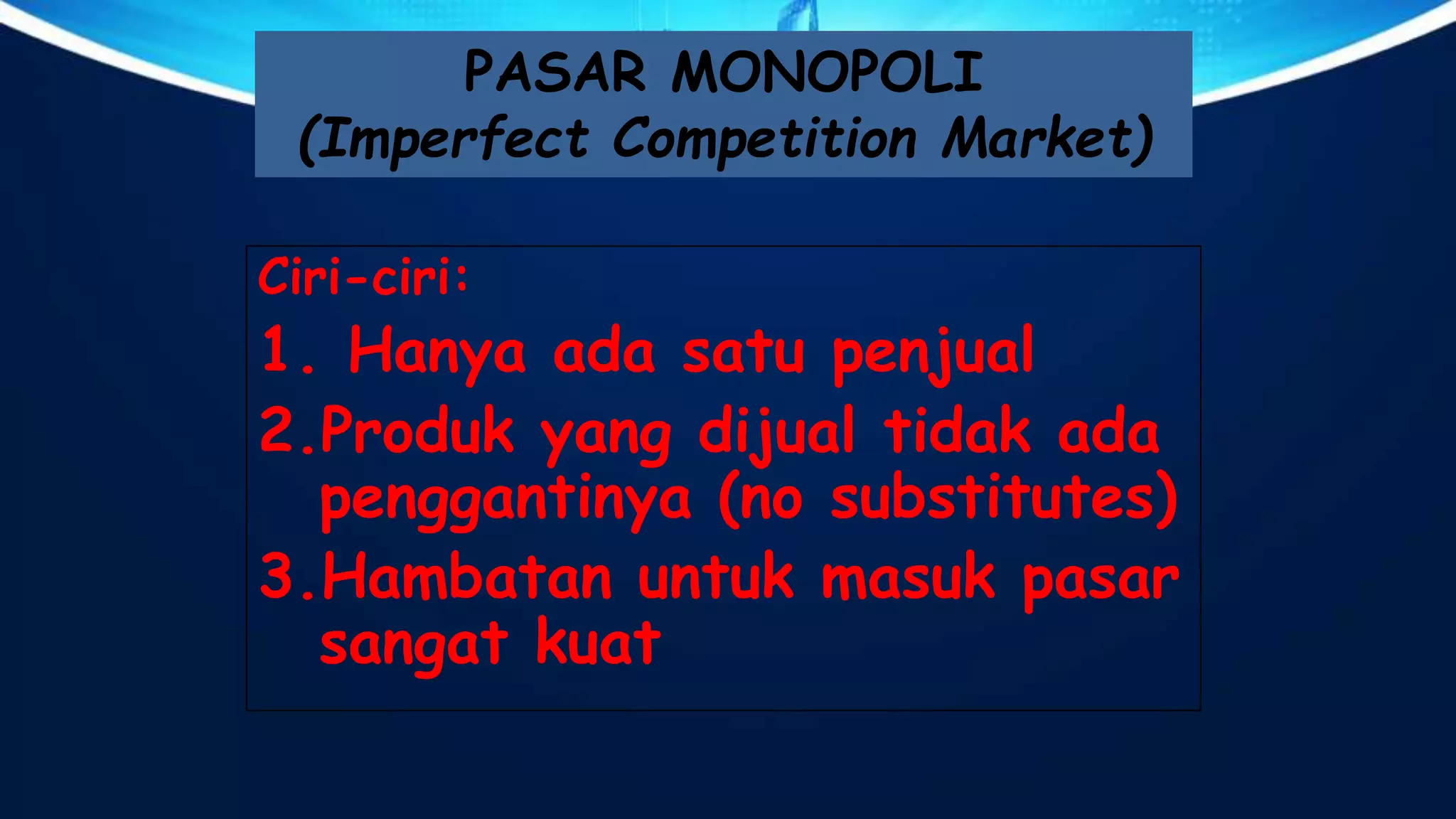 Pasar monopoli | PPTX