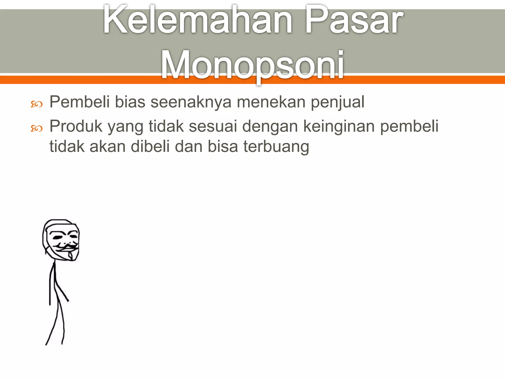 Pasar monopsoni | PPTX