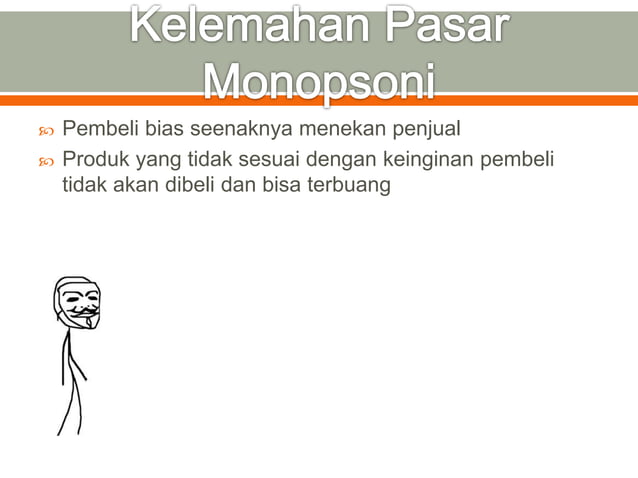 Pasar monopsoni | PPTX