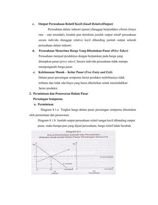 Pasar persaingan sempurna | DOC