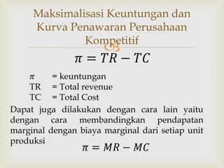 Pasar persaingan sempurna | PPTX
