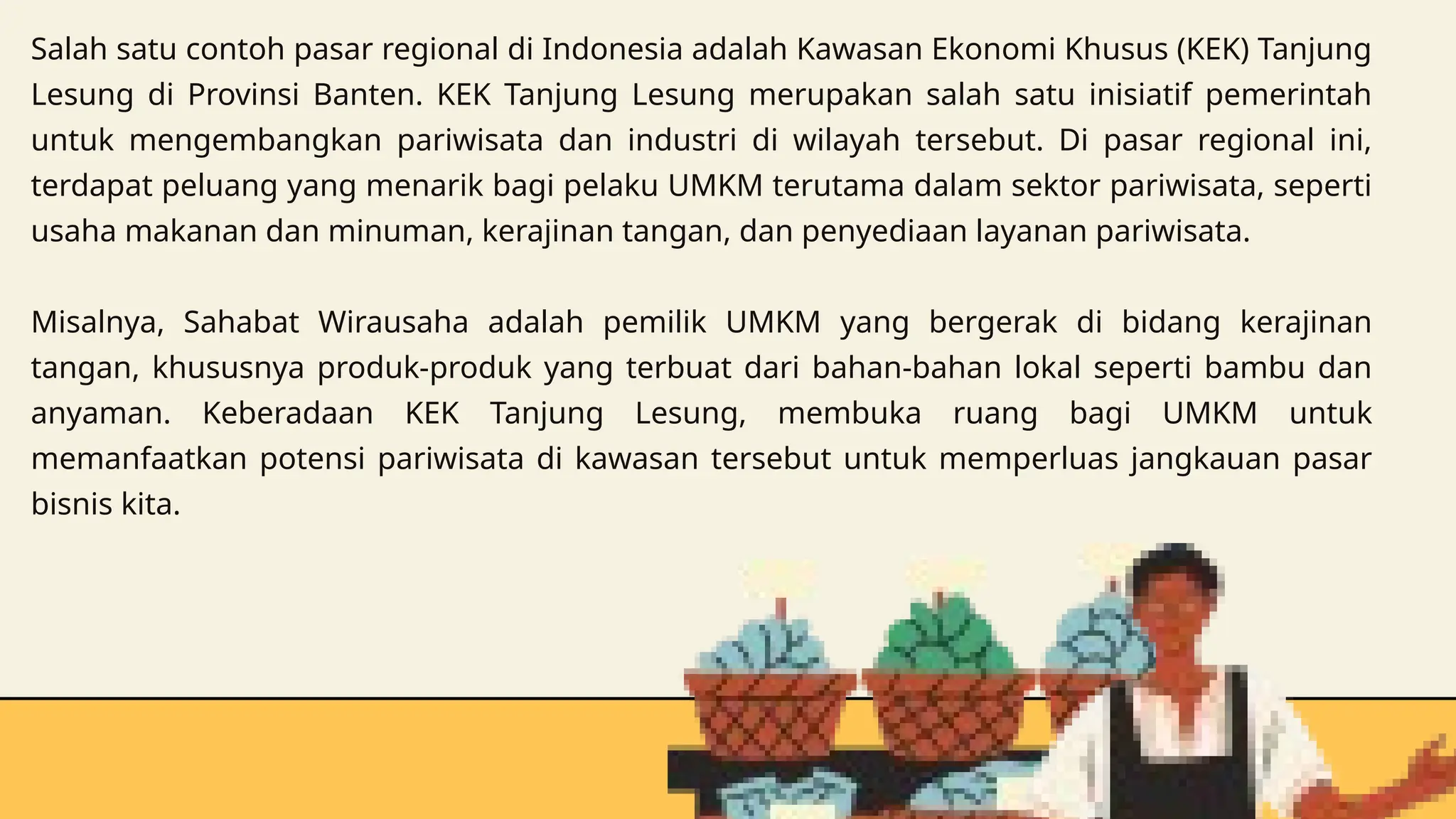 PENGERTIAN PASAR REGIONAL DAN JENIS2NYAA | PPT