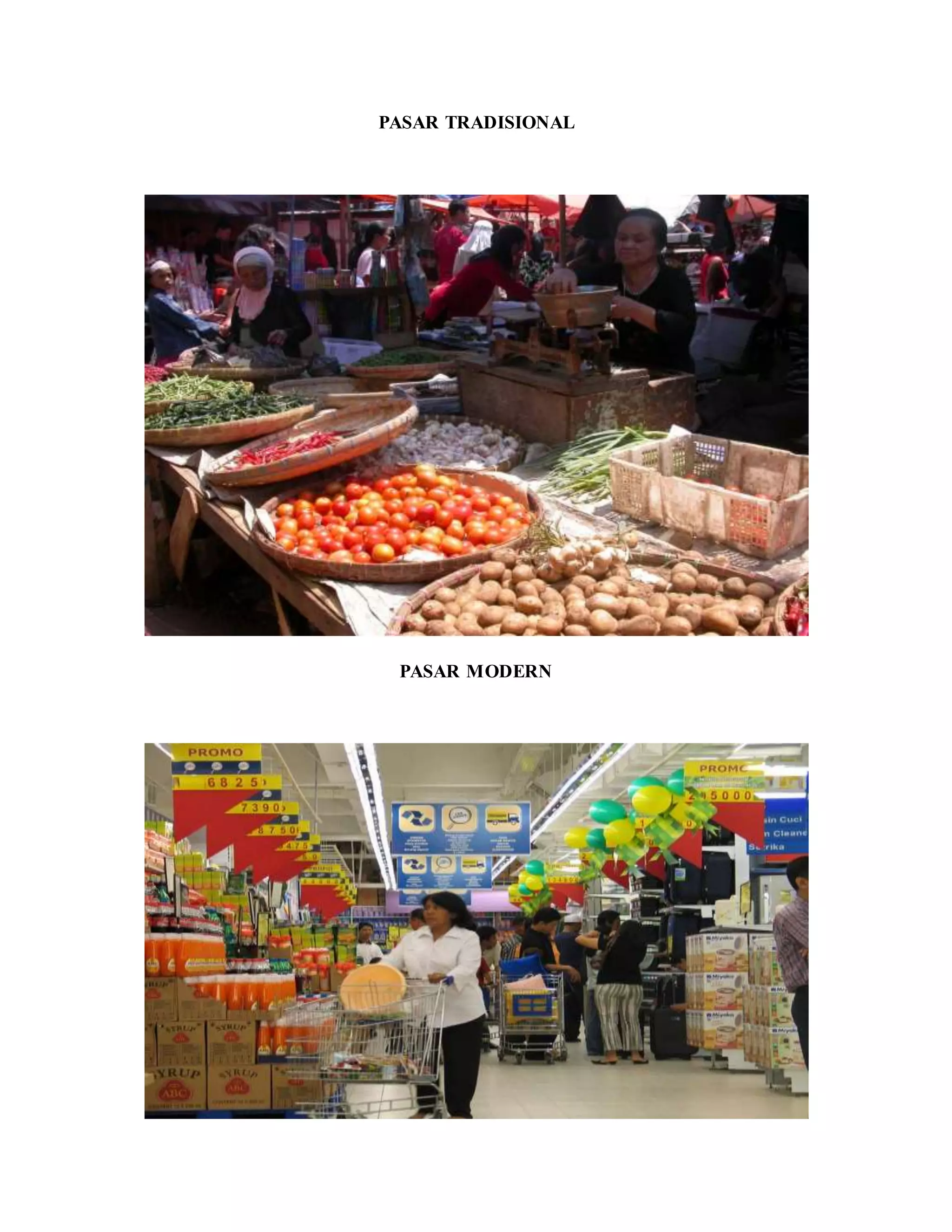Pasar tradisional | DOCX
