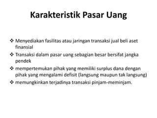 Pasar uang & pasar valas print | PPT