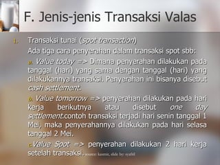 Pasar Uang & Valuta Asing | PDF