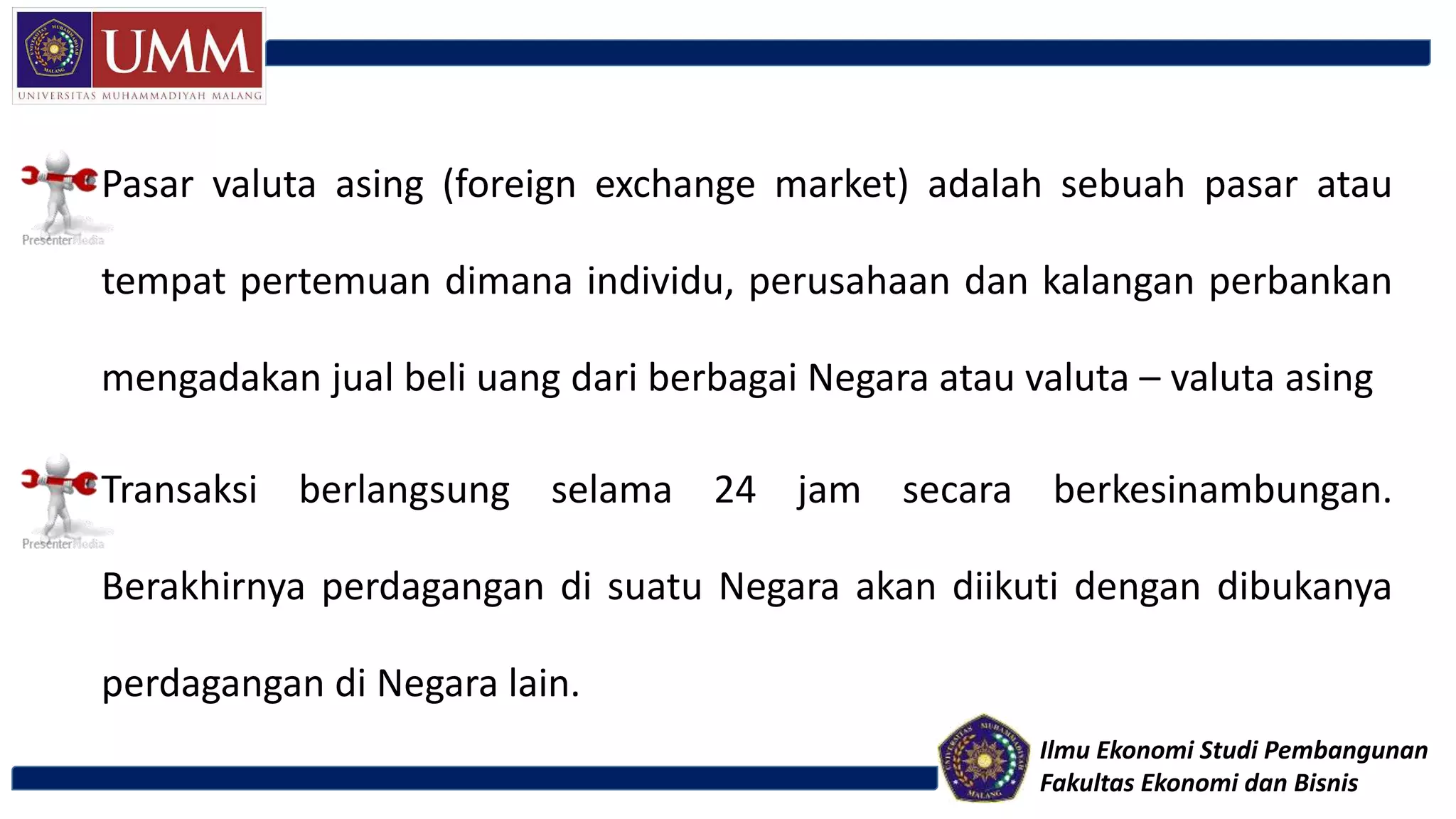 Pasar Valuta Asing dan Kurs | PPTX