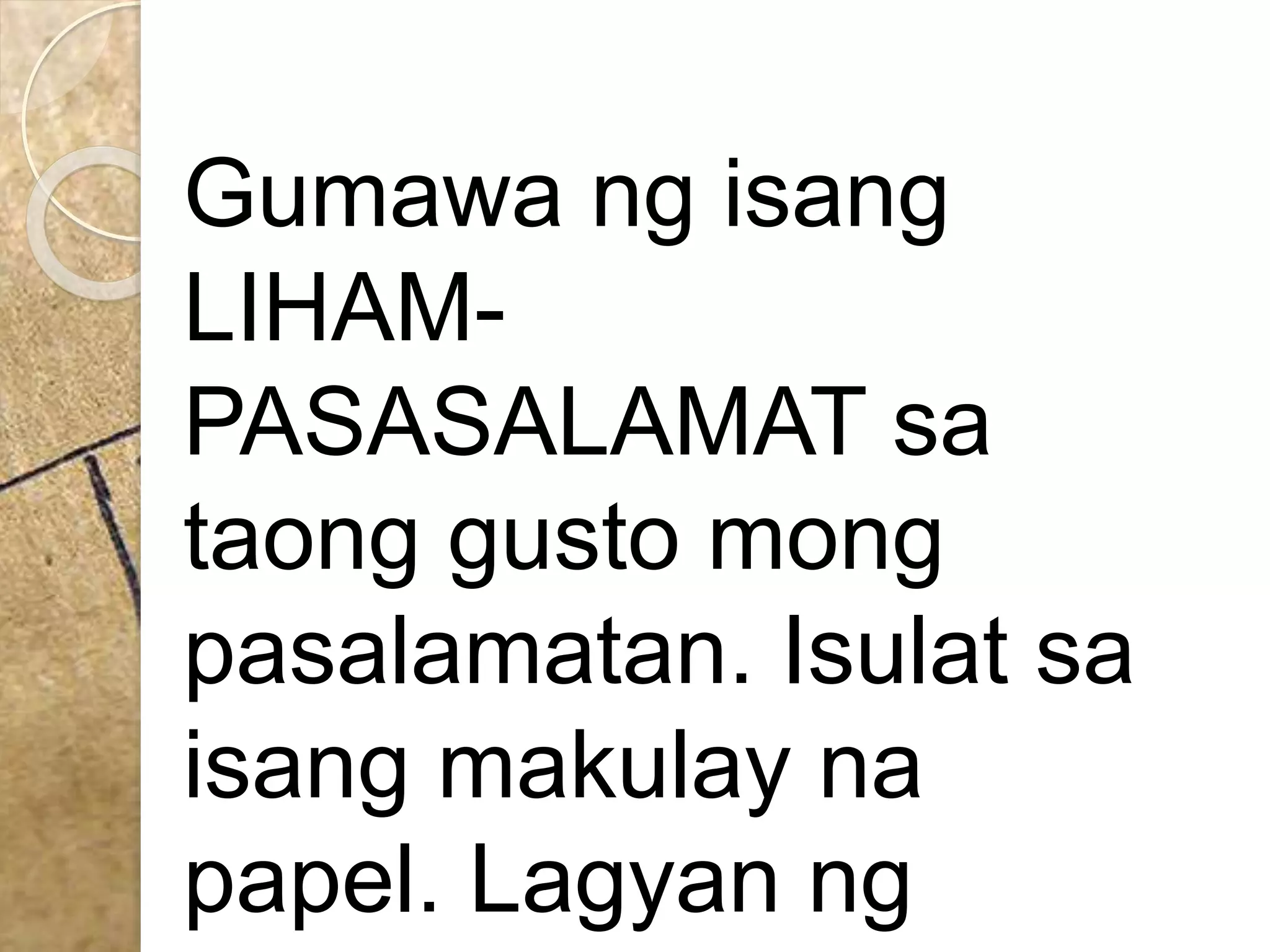 Pasasalamat sa kabutihang ginawa ng kapwa | PPTX Pasasalamat sa kabutihang ginawa ng kapwa | PPTX