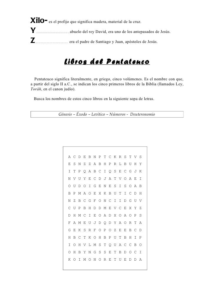 Biblia Sopa De Letras Cristianas Para Niños Sopas De Letras Biblicas