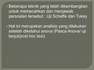 Pasca anova | PPTX