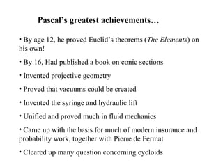 Pascal | PPT