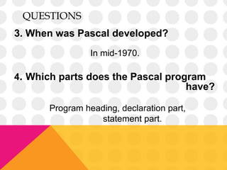 Pascal | PPTX