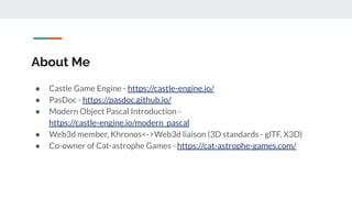 Developing mobile games and applications using Castle Game Engine | PPT