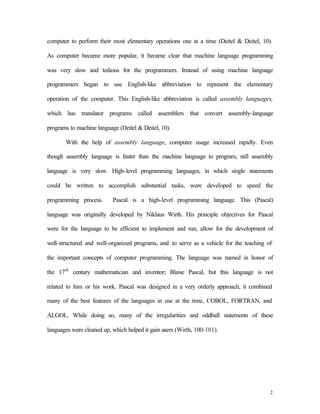 Pascal programming language | PDF