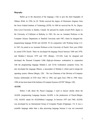 Pascal programming language | PDF