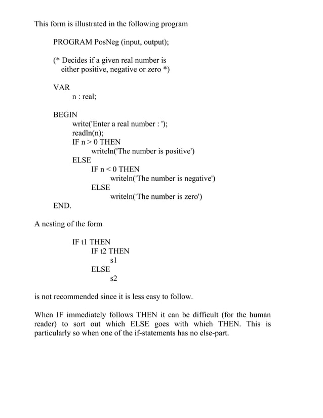 Pascal Programming Lecture Notes Pdf