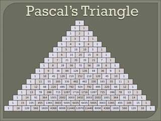 Pascal’s Triangle | PPT