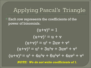 Pascal’s Triangle | PPT