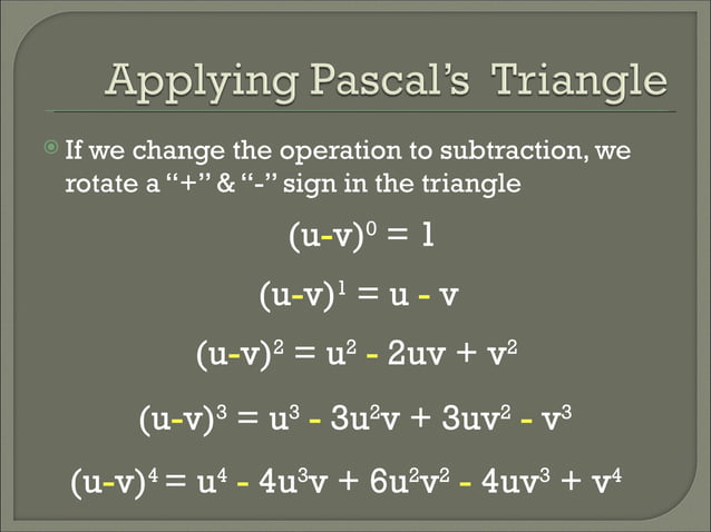 Pascal’s Triangle | PPT