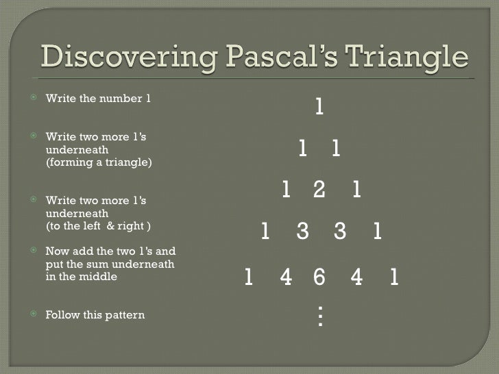 Pascal’s Triangle