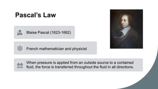 Pascal's Law and Fluids for Grade 8 Science | PPTX