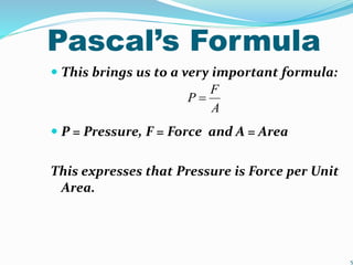 Pascals law | PPTX