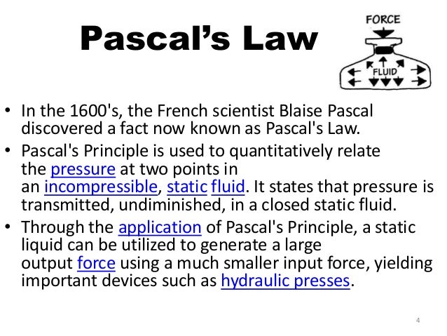 Pascals law
