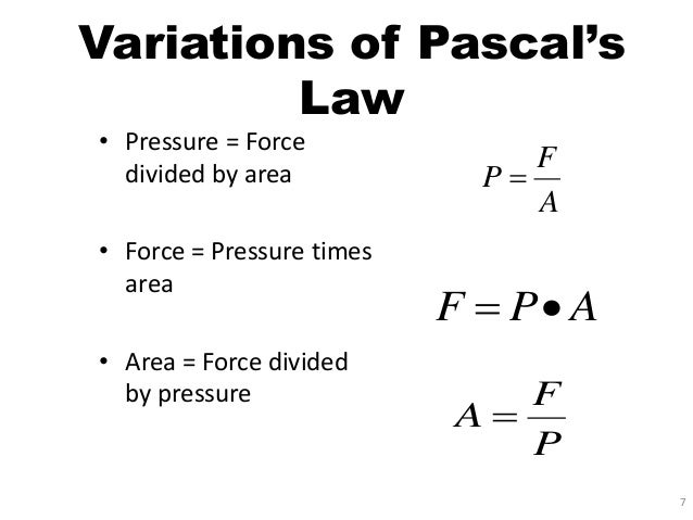 Pascals law