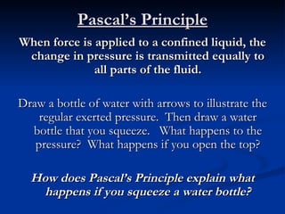 Pascal's principle | PPT