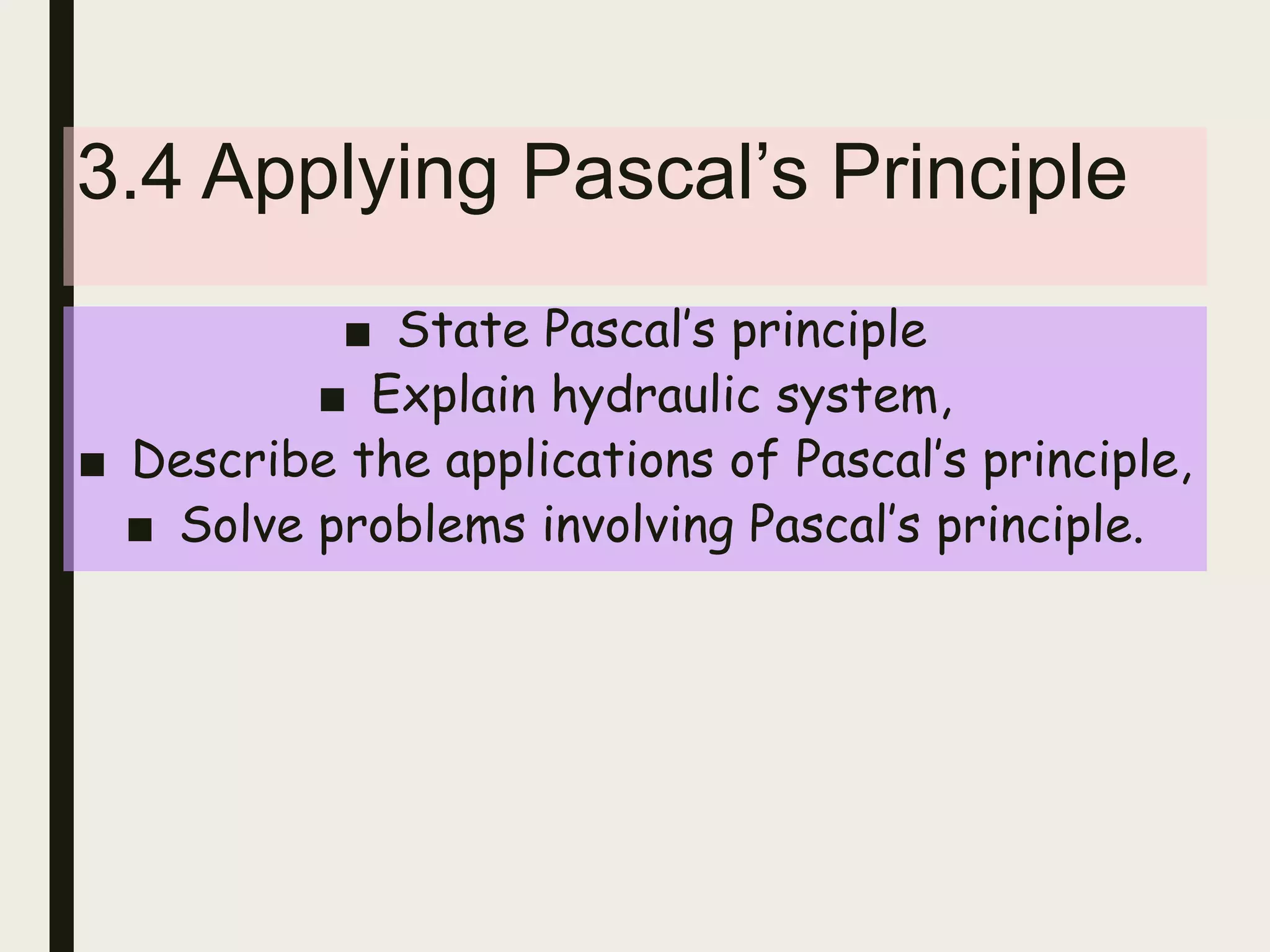 Pascal's principle | PPT