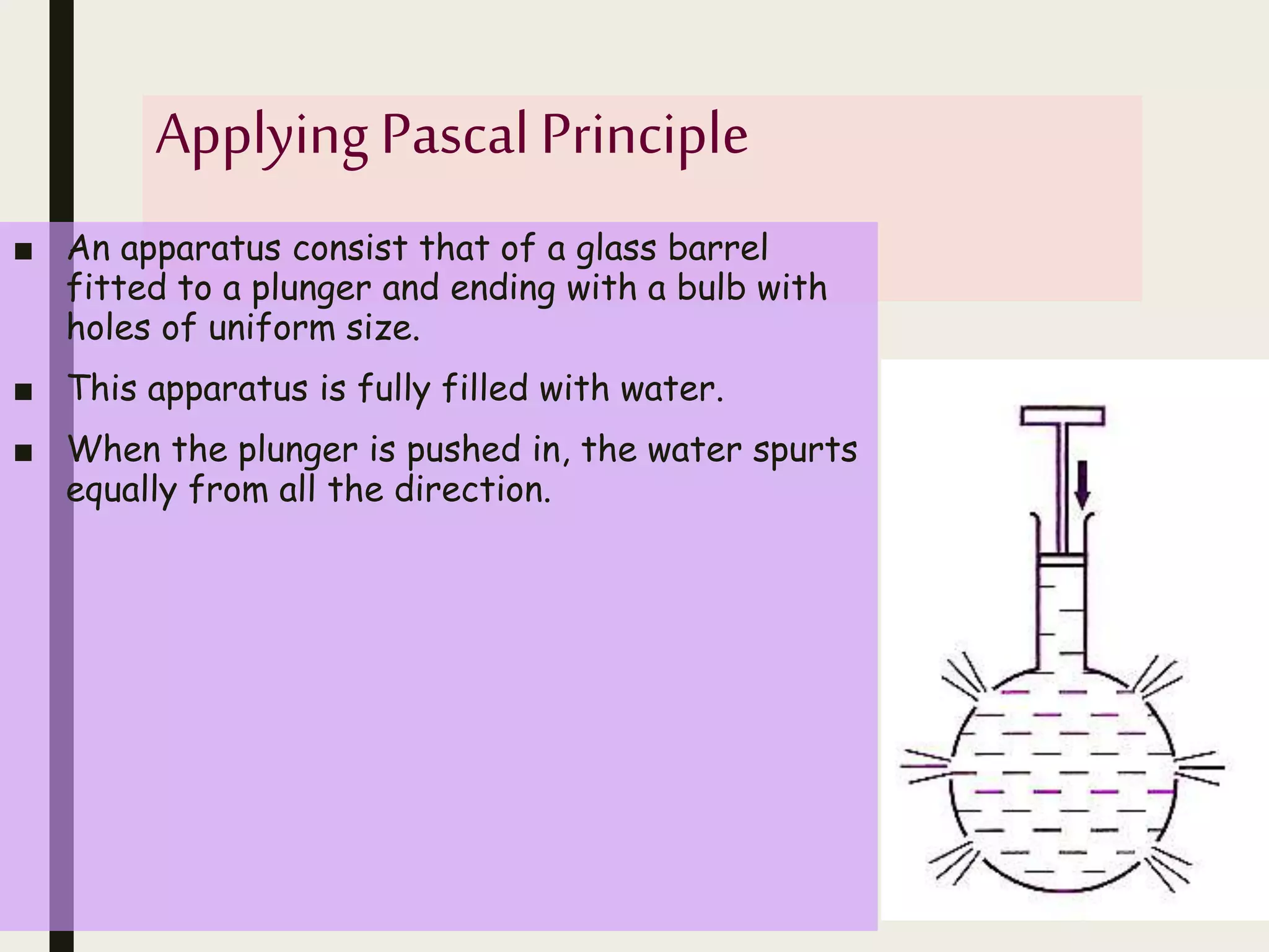 Pascal's principle | PPT