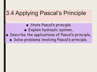 Pascal's principle | PPT