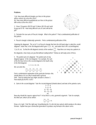 Pascal’s triangle | PDF