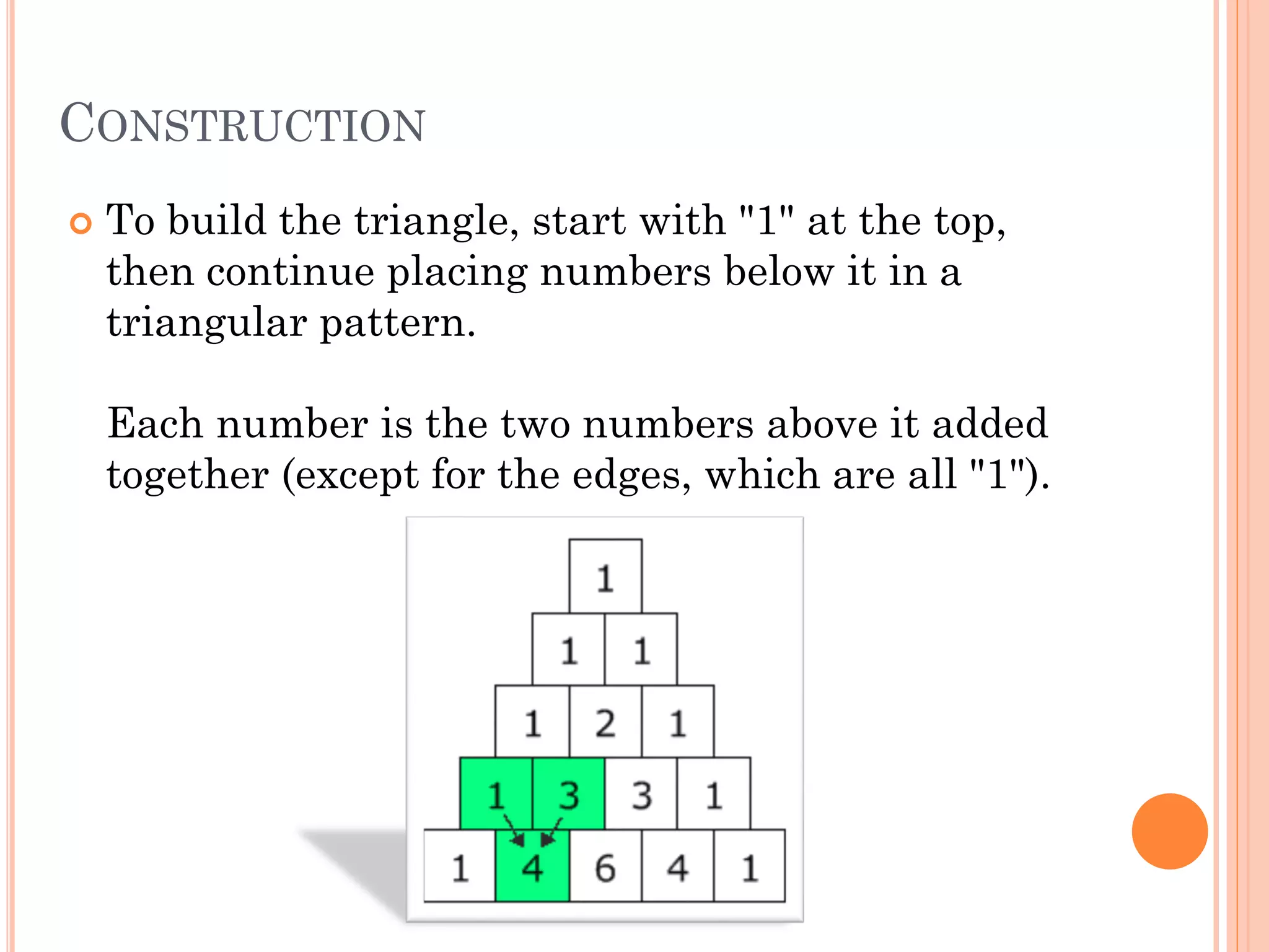 Pascal's triangle and fibonacci | PDF