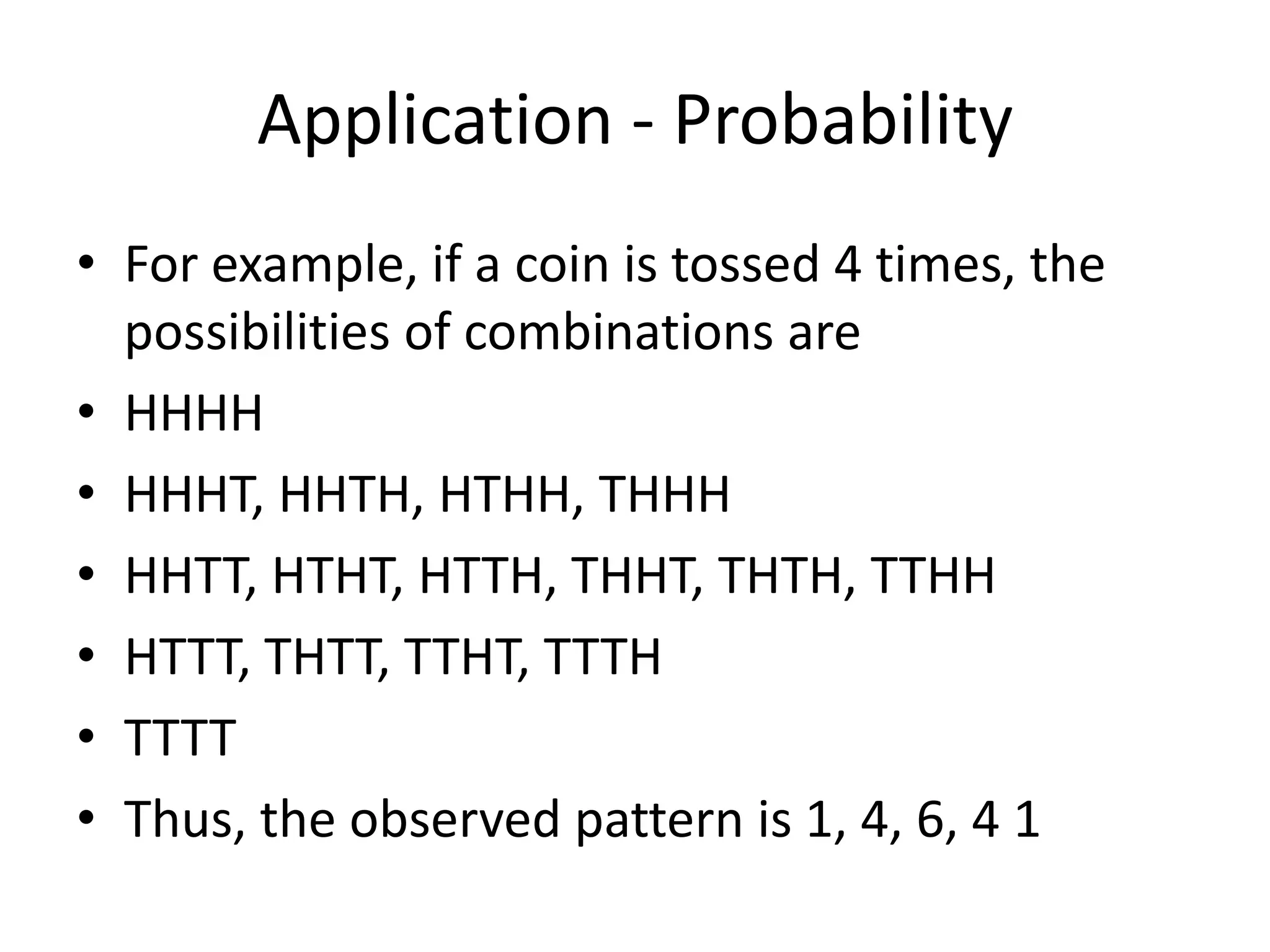 Pascal’s triangle and its applications and properties | PPTX