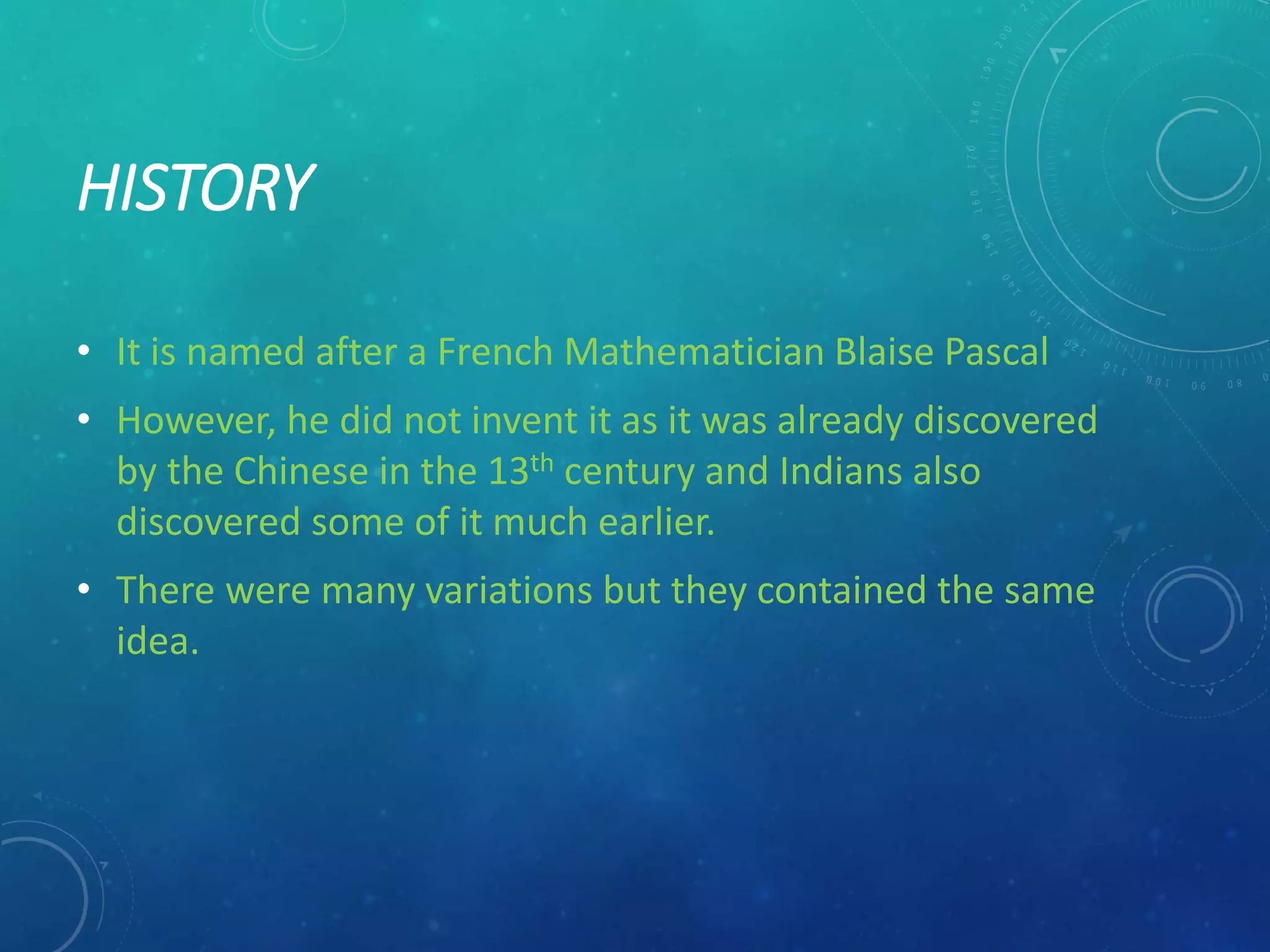 Pascal's triangle | PPTX